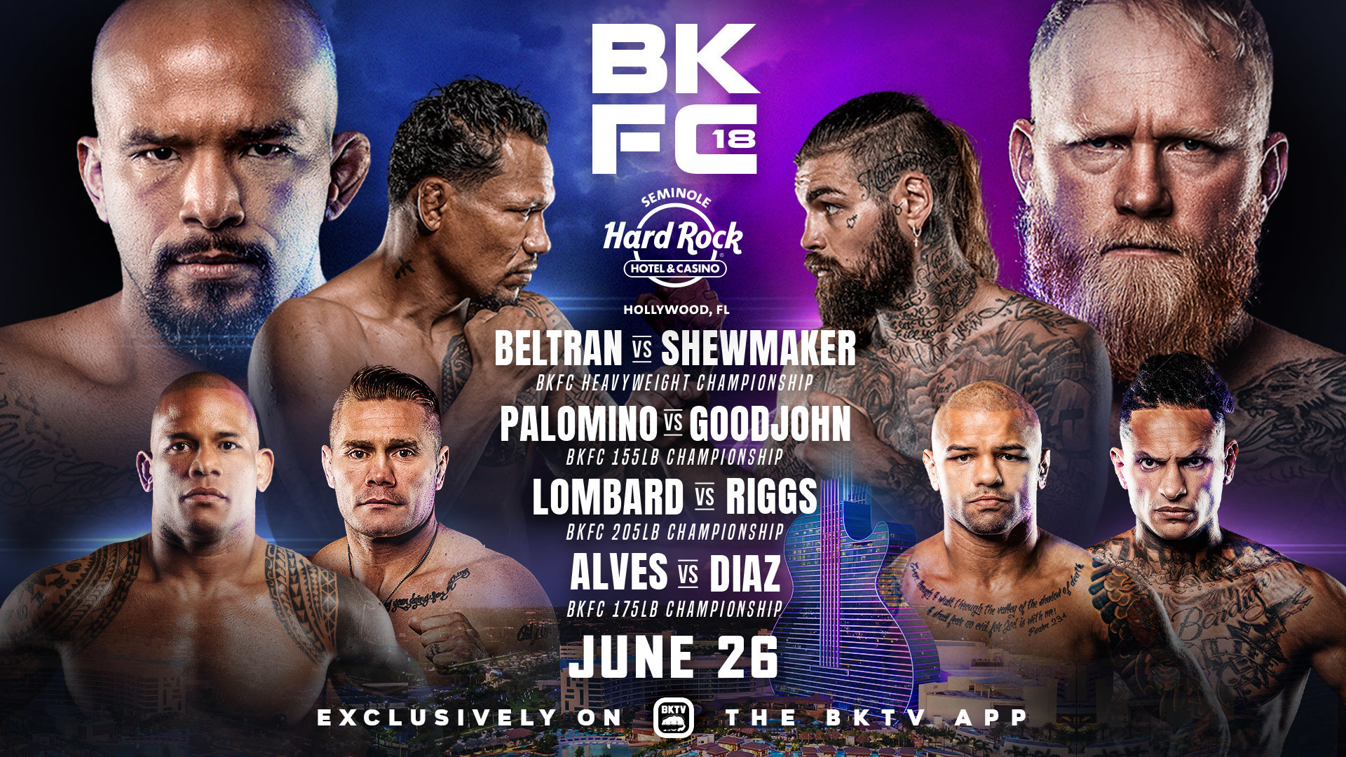 SAM SHEWMAKER - JOEY BELTRAN - BKFC 18 Beltran vs Shewmaker