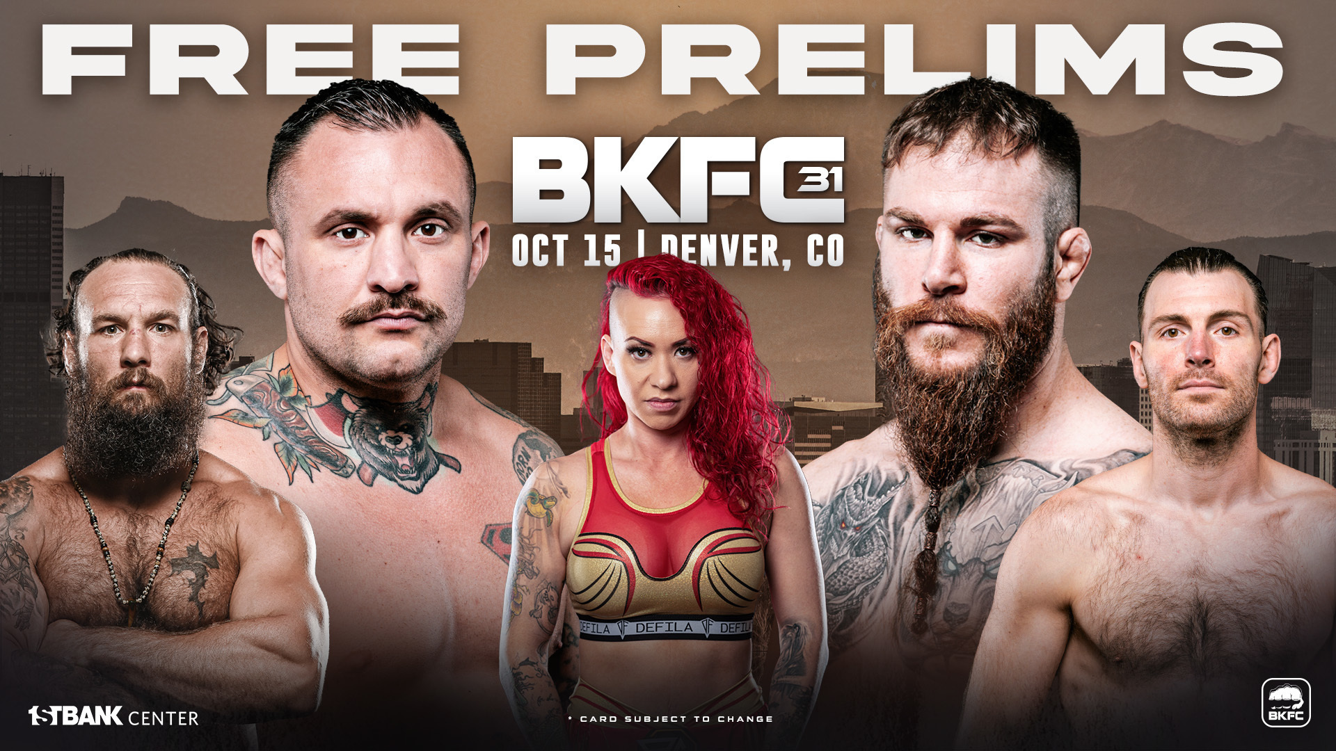 BKFC 31 DENVER FREE PRELIMS