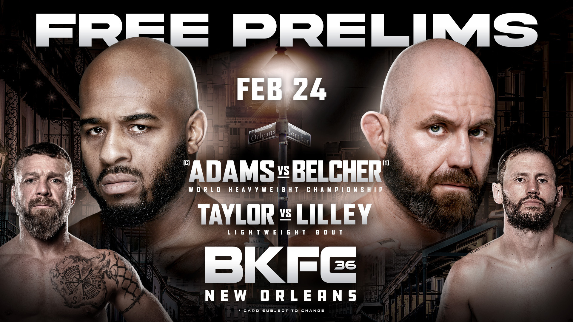 BKFC 36 NEW ORLEANS PRELIMS