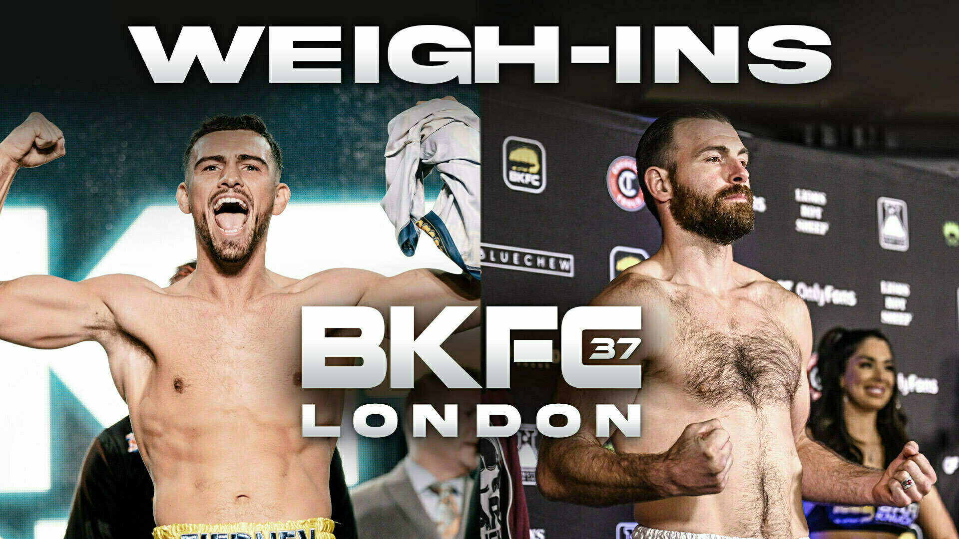 BKFC 37 LONDON WEIGH IN