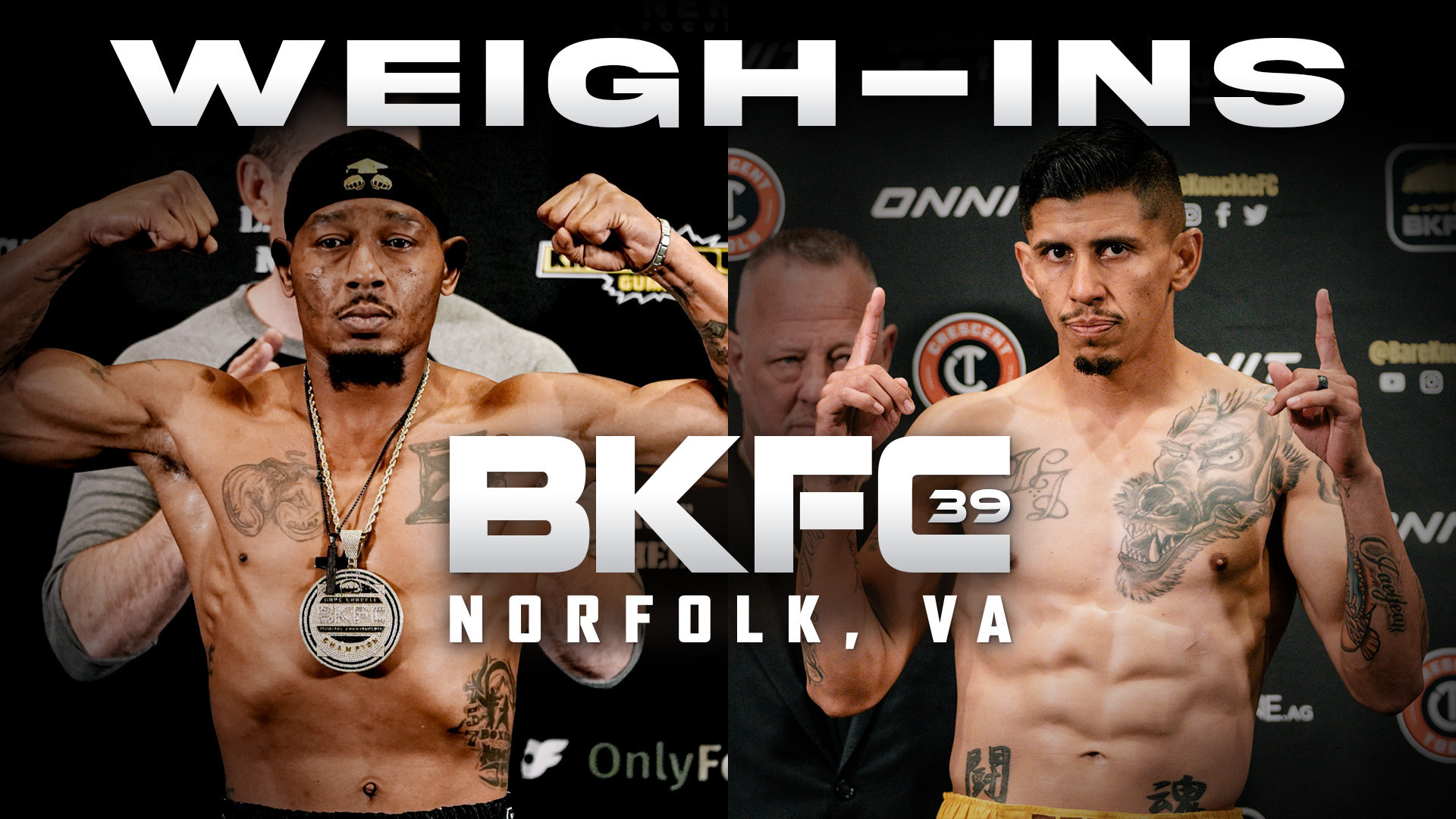 BKFC 39 NORFOLK WEIGH IN