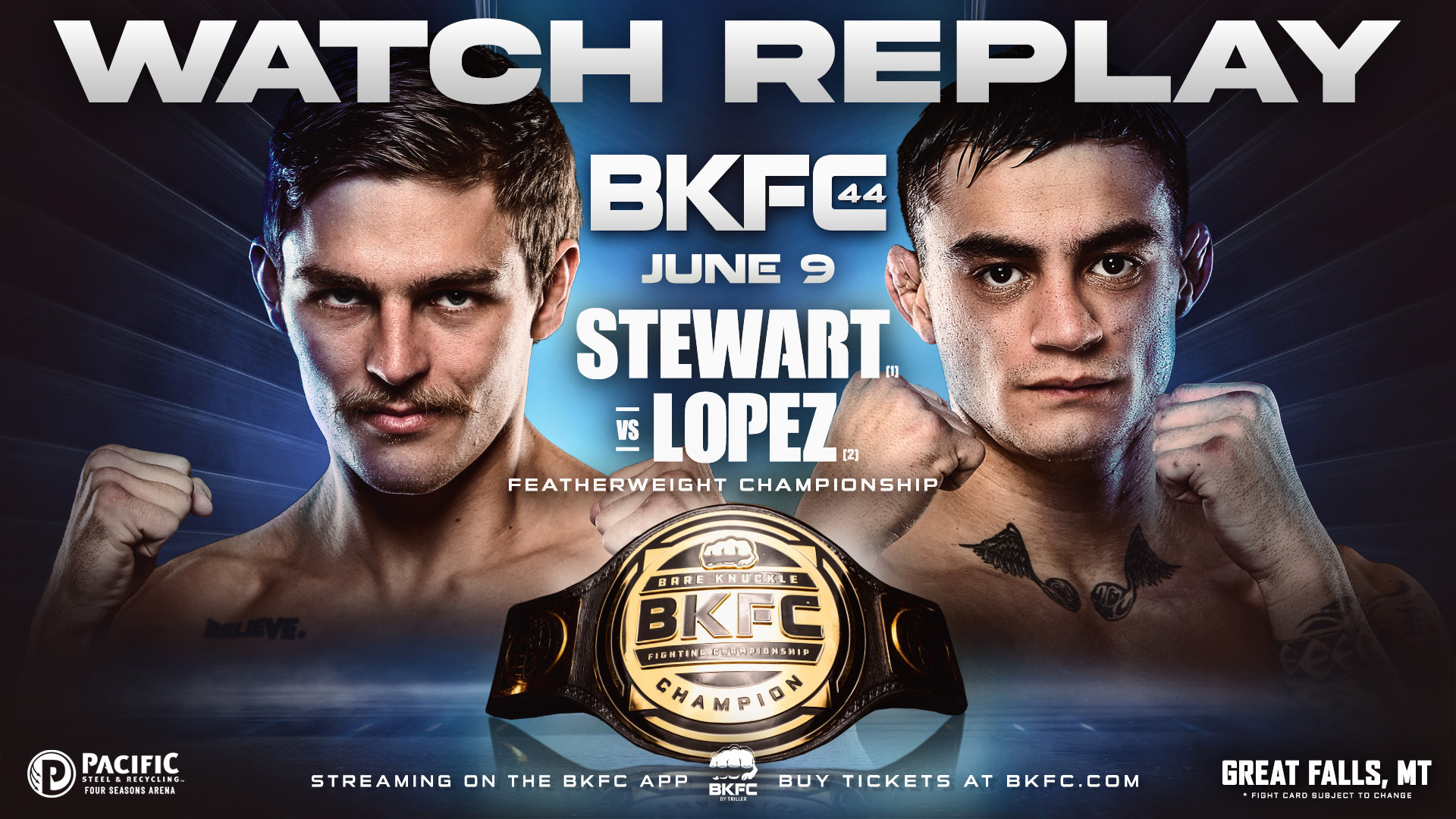 BKFC 44 MONTANA Stewart vs Lopez