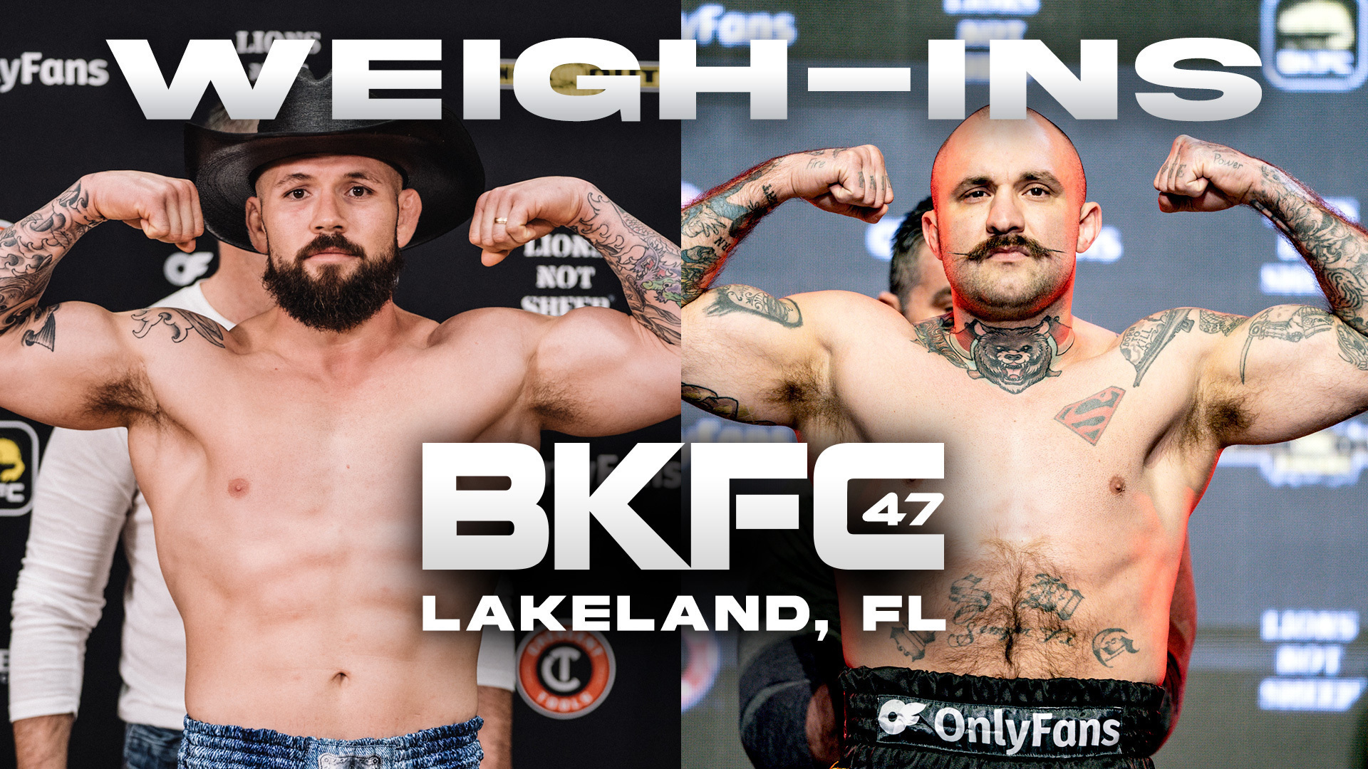 BKFC 47 LAKELAND MUNDELL vs RICHMAN WEIGH IN