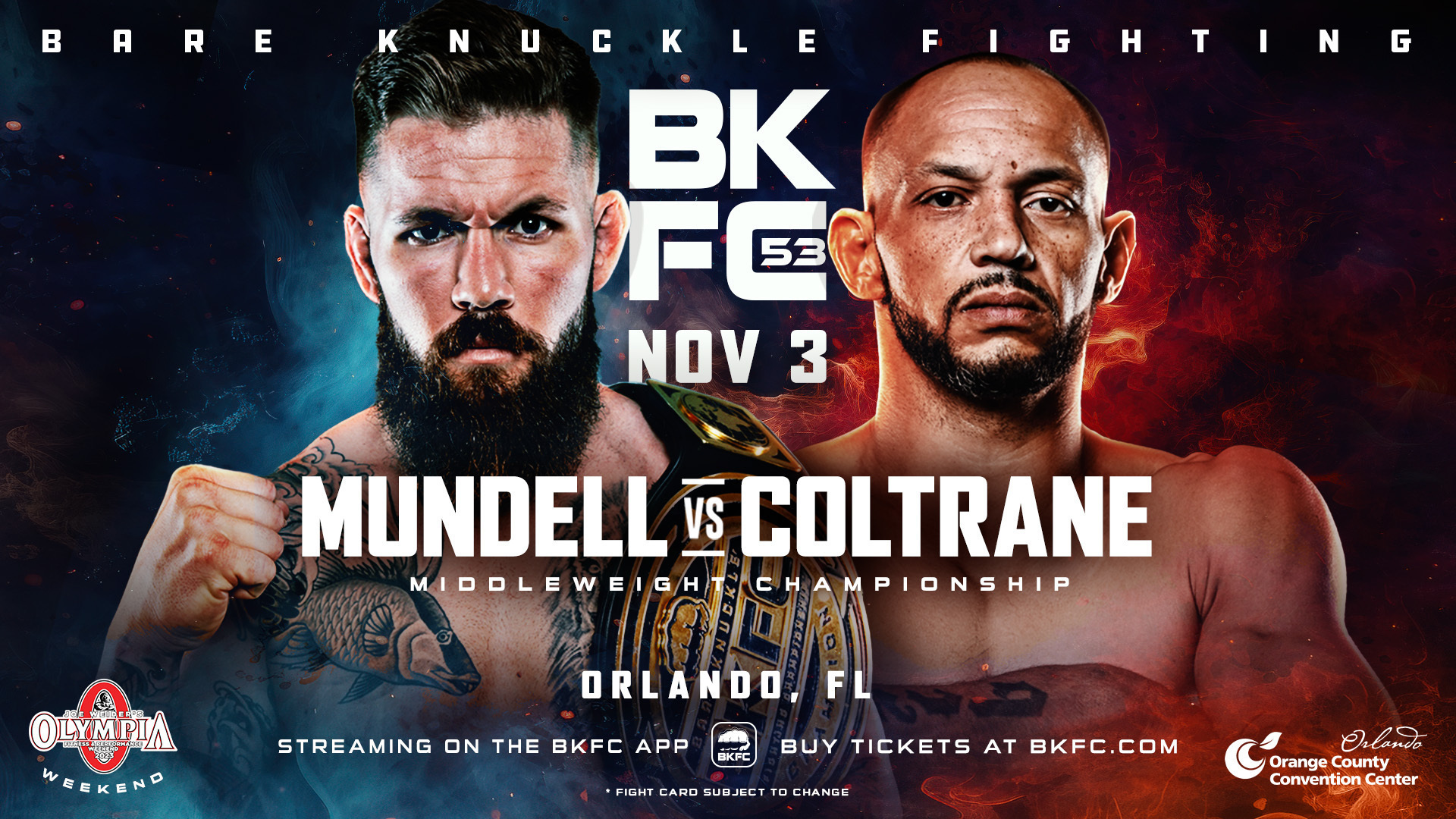 Watch Bare Knuckle Fighting Championship Live Streaming Events