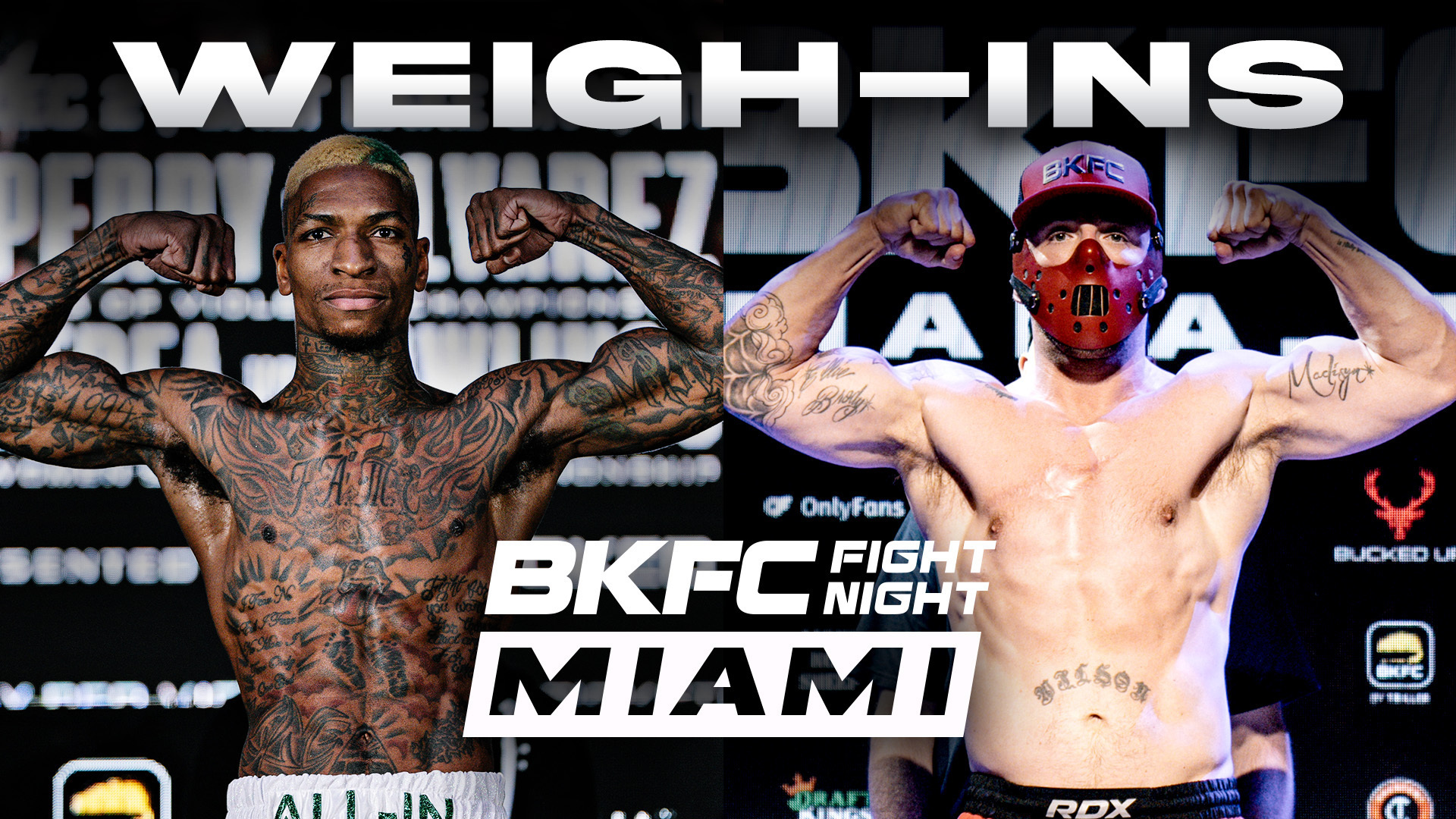 BKFC Fight Night Miami Weigh in