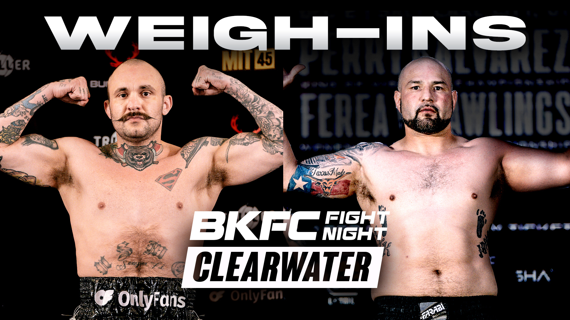 BKFC FIGHT NIGHT CLEARWATER WEIGH IN