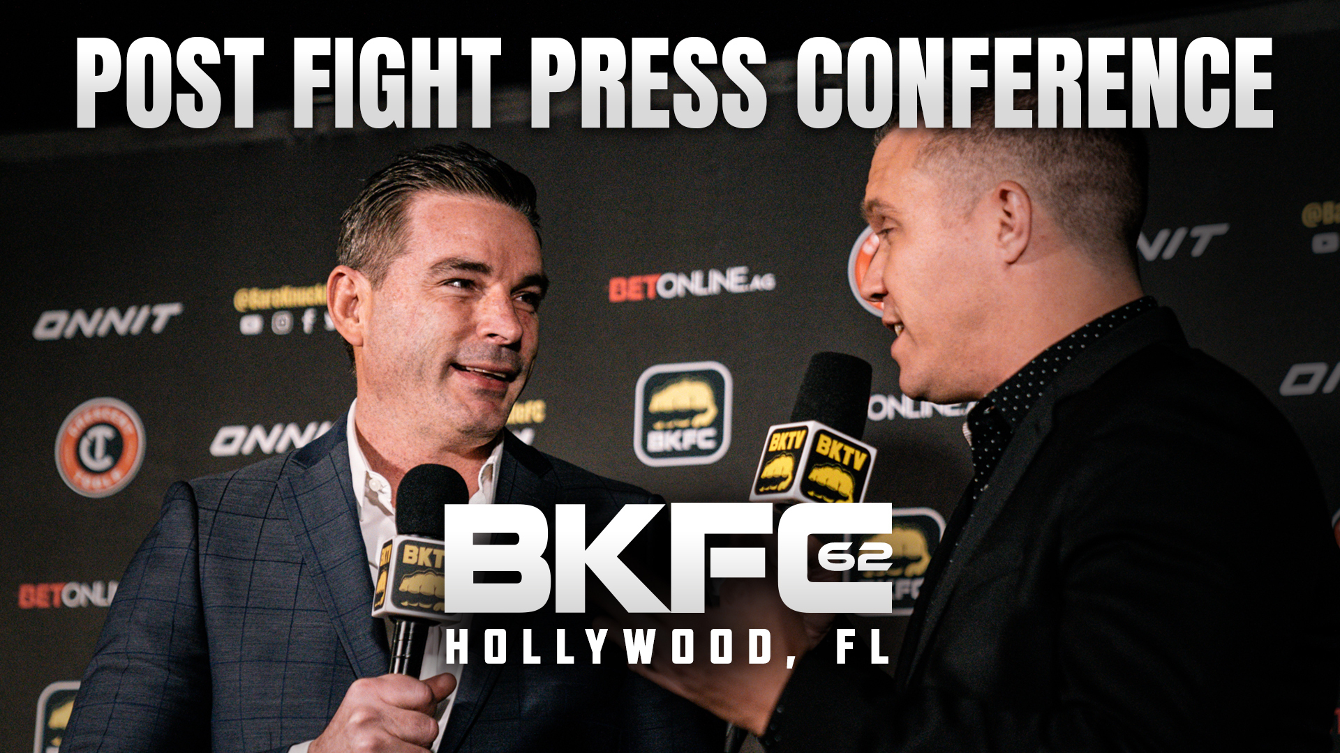 BKFC 62 HOLLYWOOD POST PRESS CONFERENCE