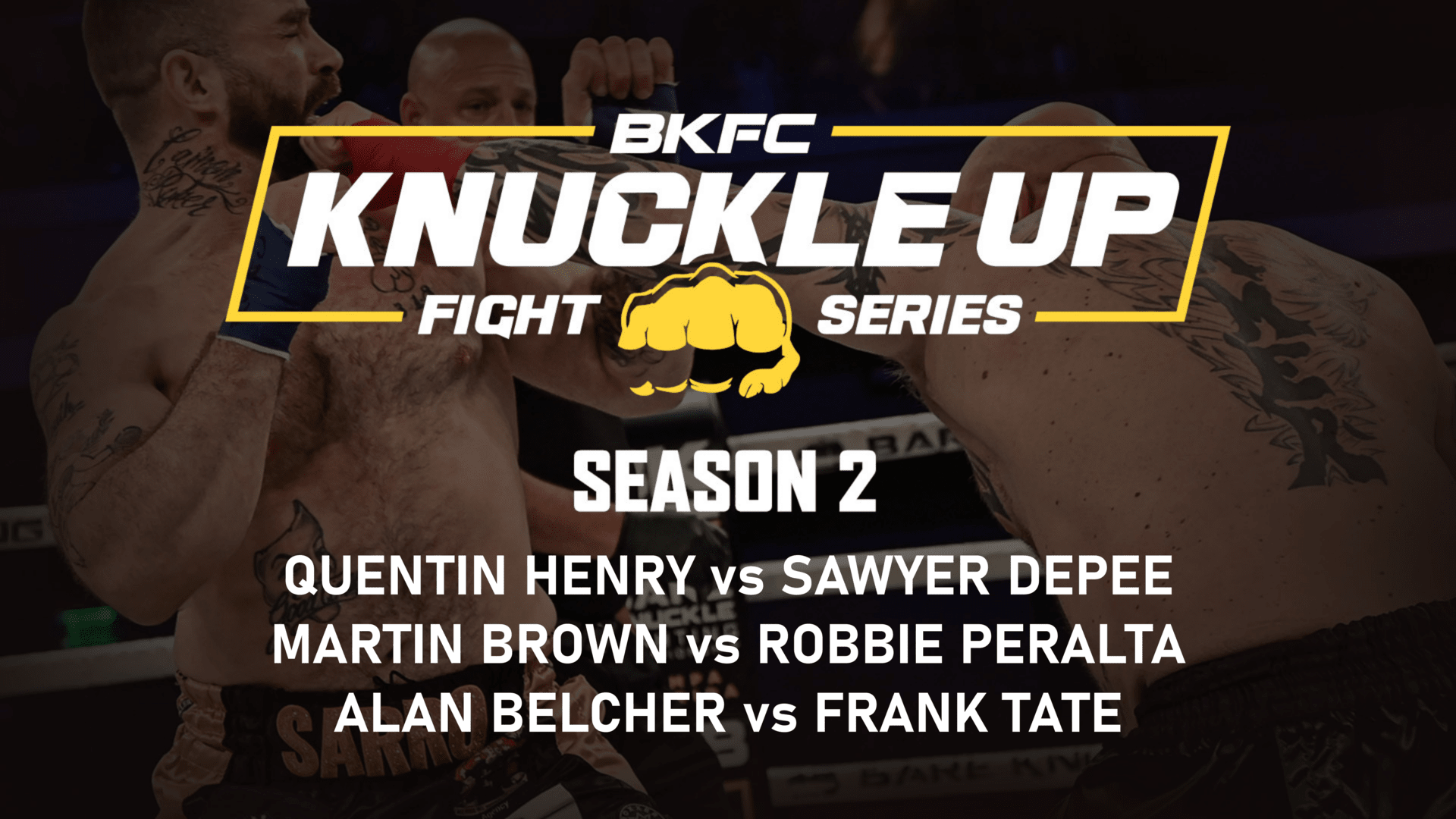 Watch Bare Knuckle Fighting Championship Live Streaming Events