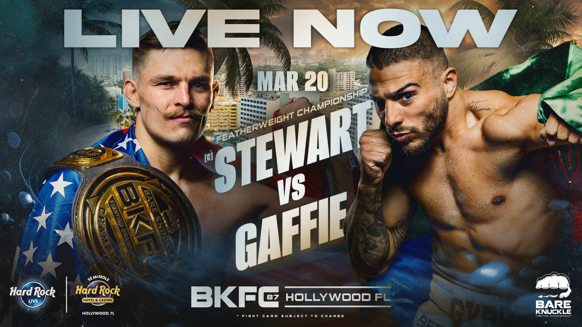 BKFC Fighters : Bare Knuckle Fighting Championship